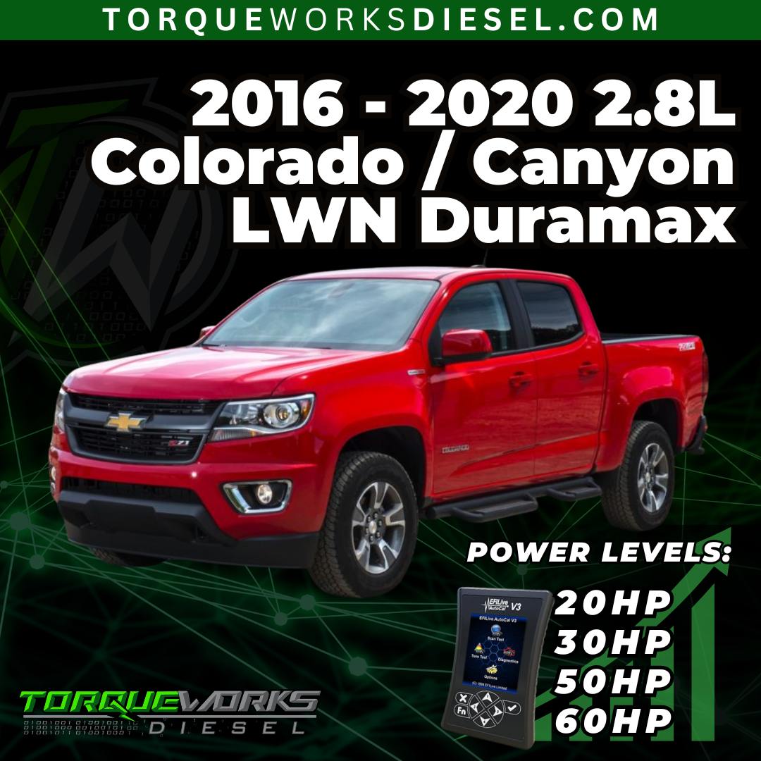 2016 - 2020 2.8L Colorado / Canyon LWN Duramax | EFI Live – Torque ...